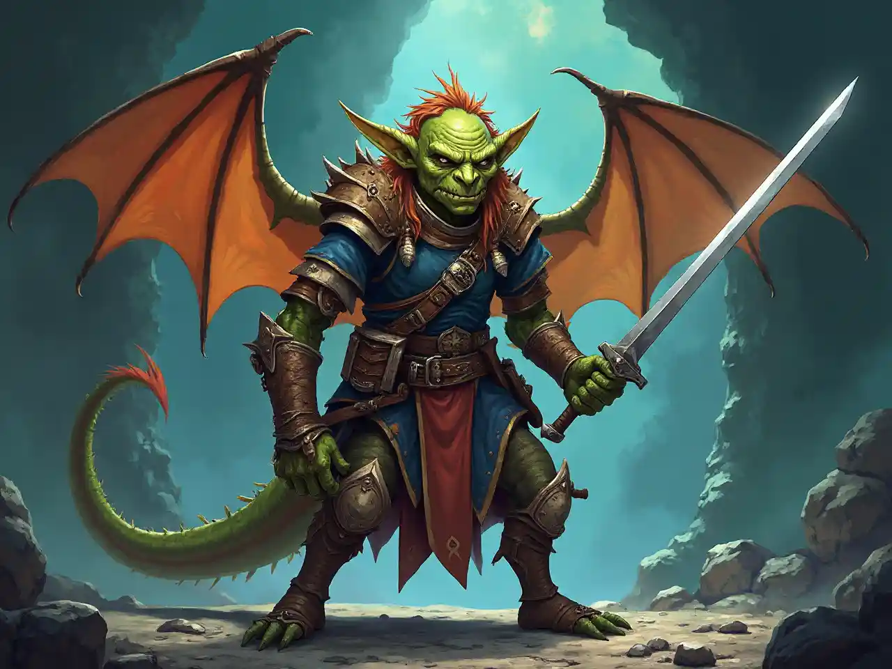 RPG Art: Goblin Monster with Sword