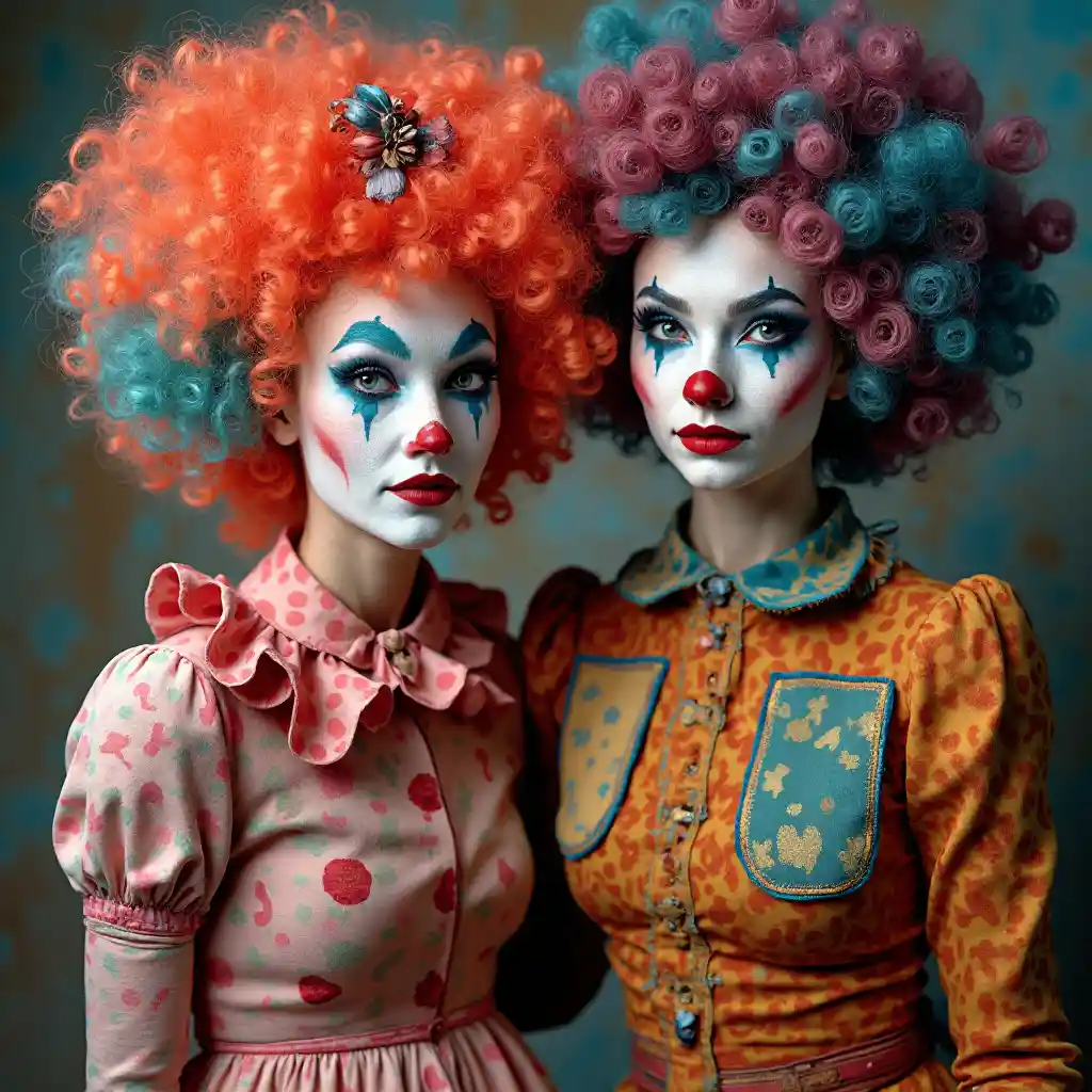 Avant-garde Clown Fashion Women
