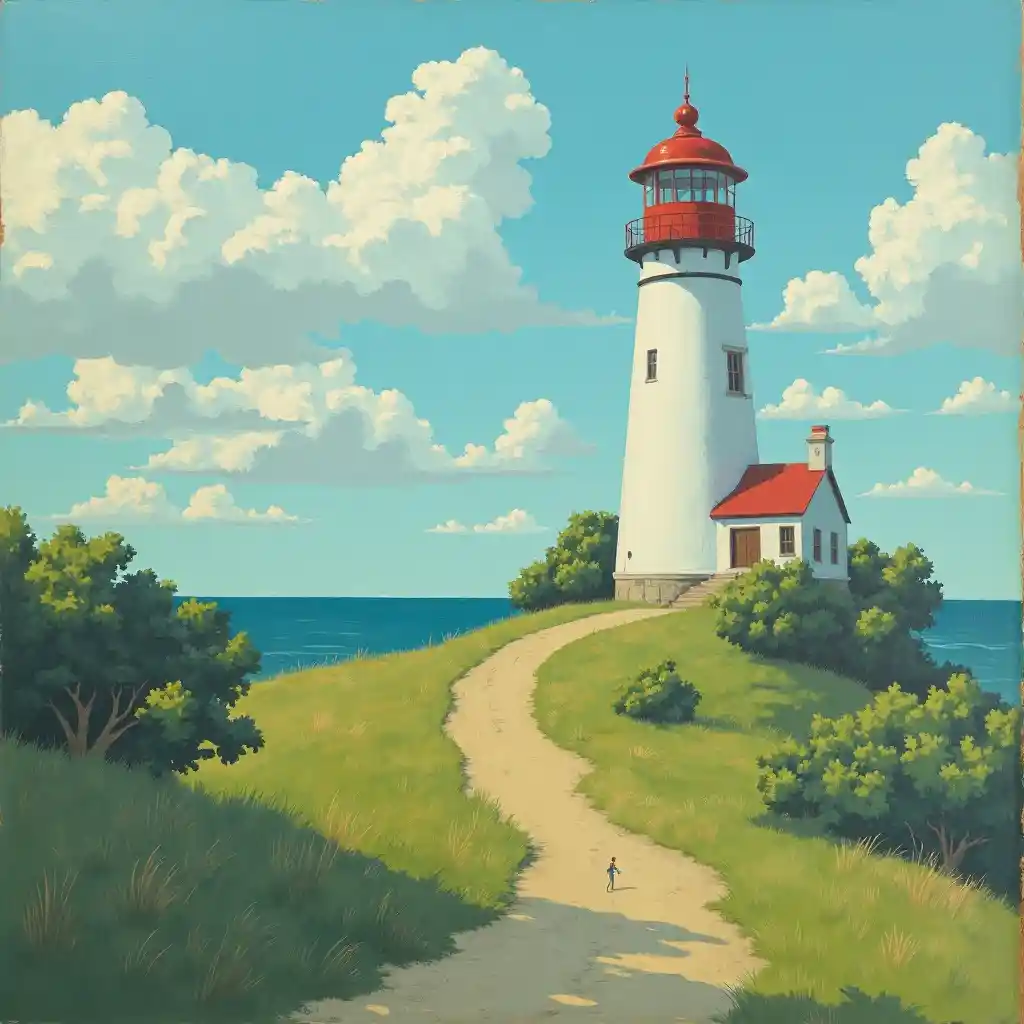 Paint Like Edward Hopper's Lighthouse Hill