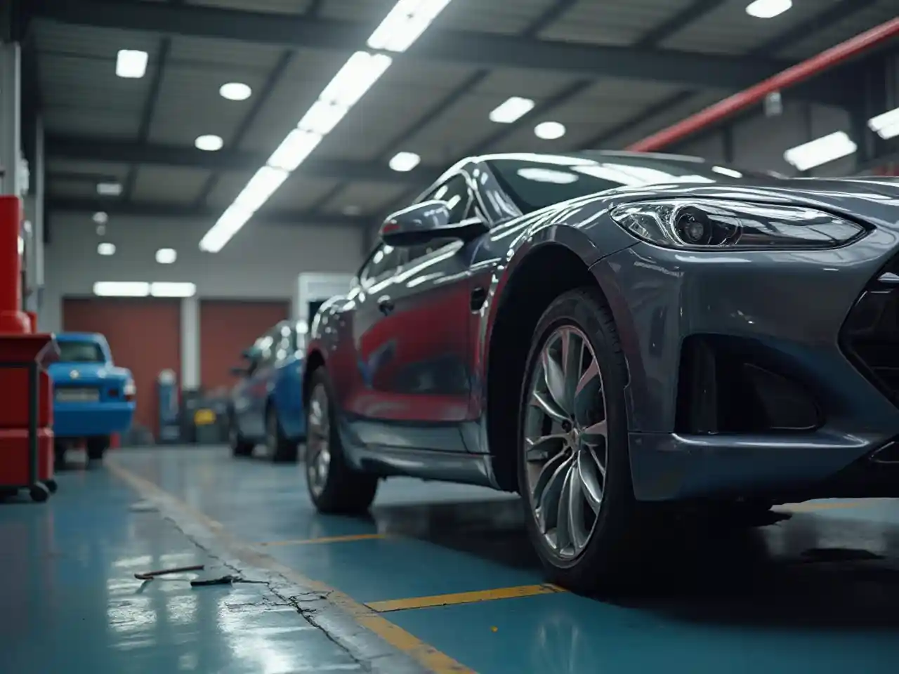 Car Maintenance 4K Background