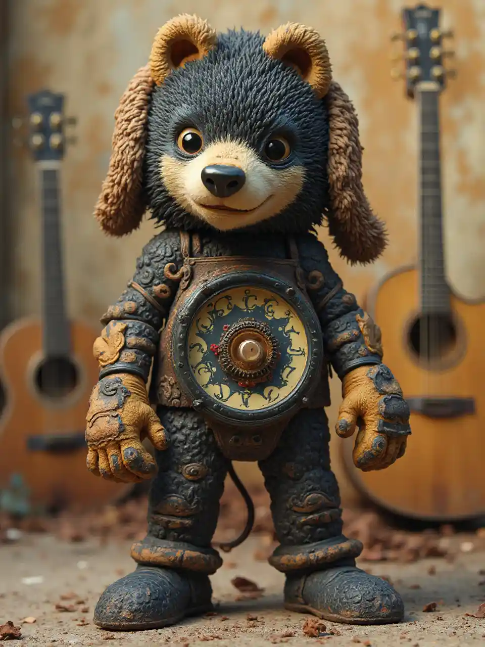 90s Rock Face Vintage Microphone