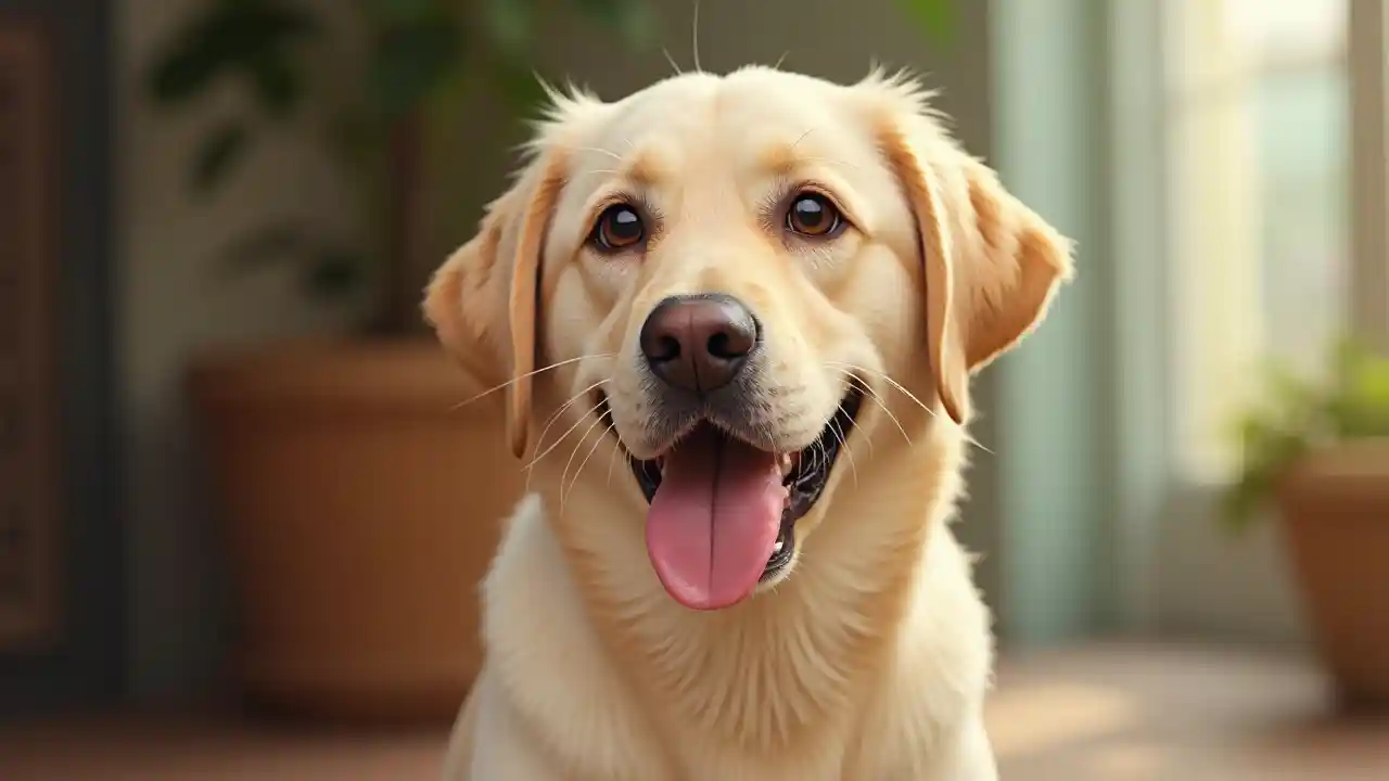 Tony the Smiling Labrador Disney Poster