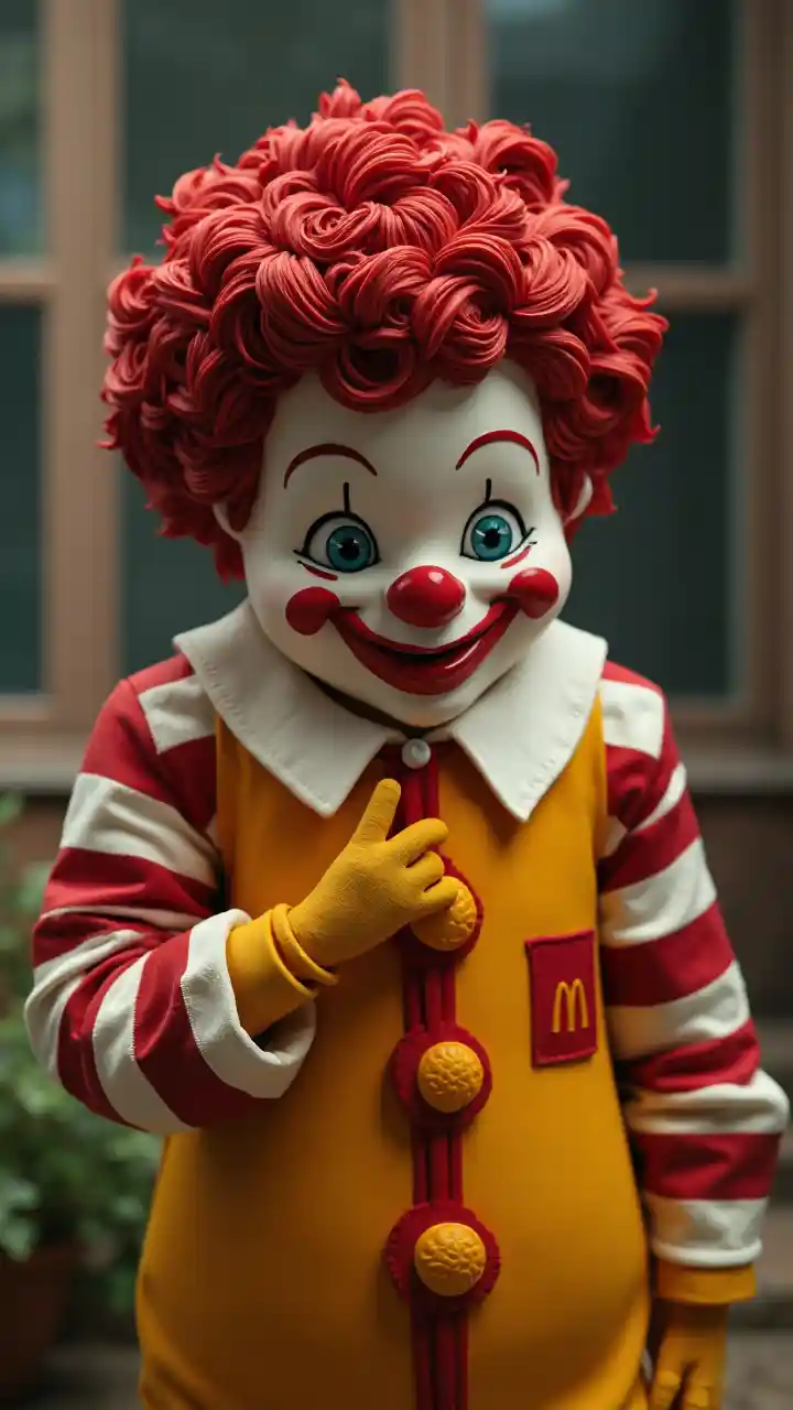 Ronald McDonald Sad Face Meme