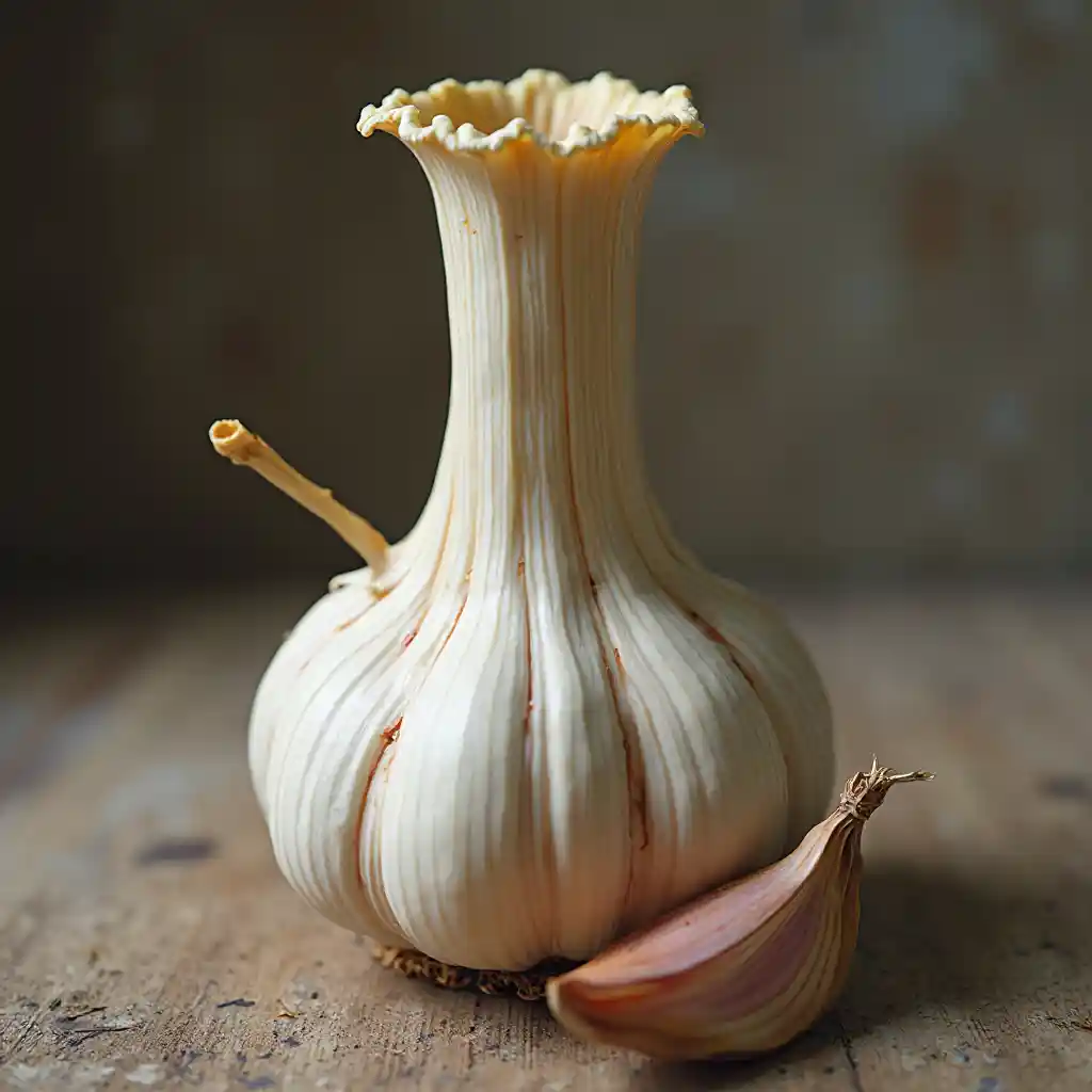Garlic Shaped Like a Bong