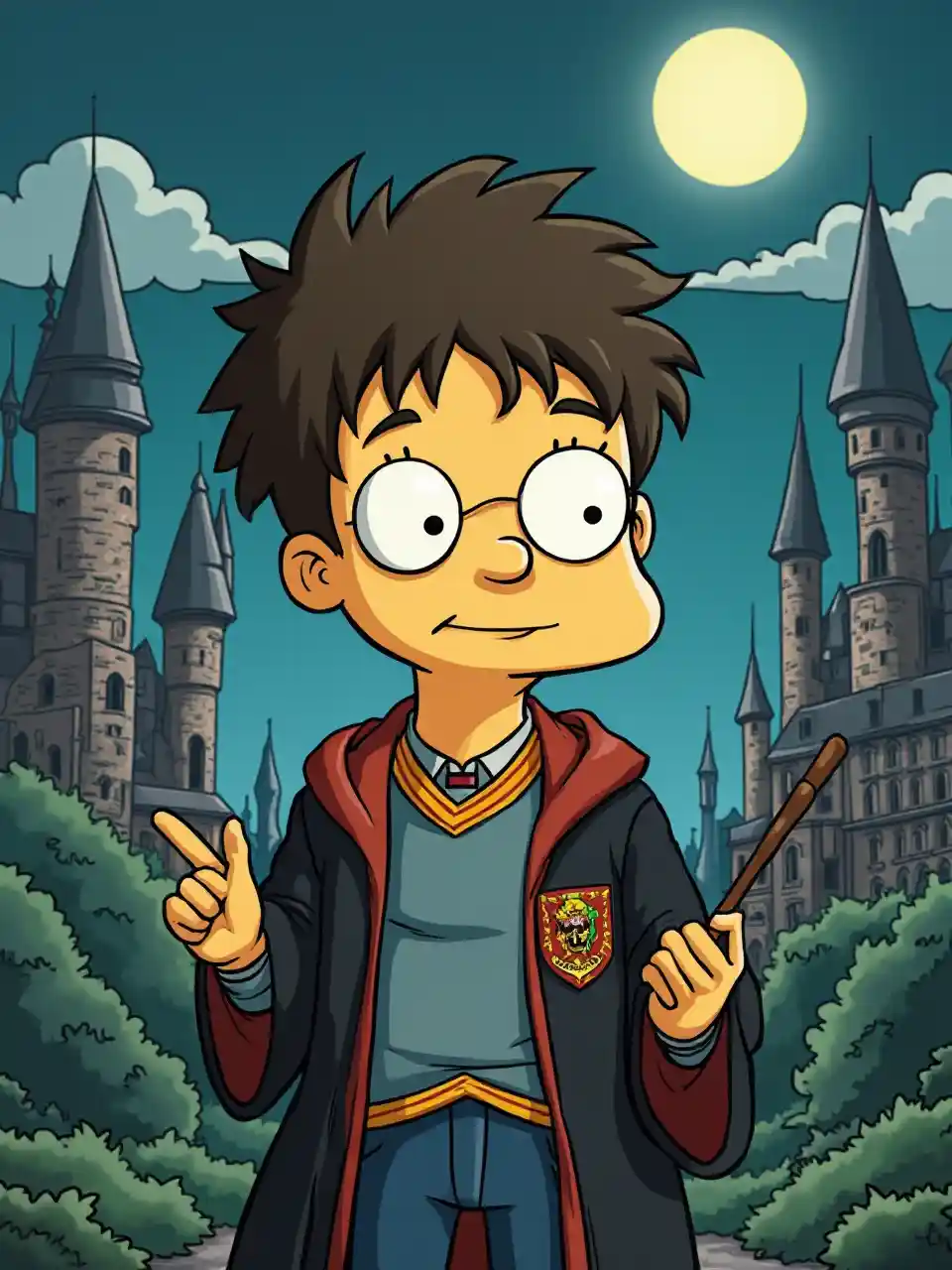 مات جرونينج عن فيلم Harry Potter in the Simpsons Style
