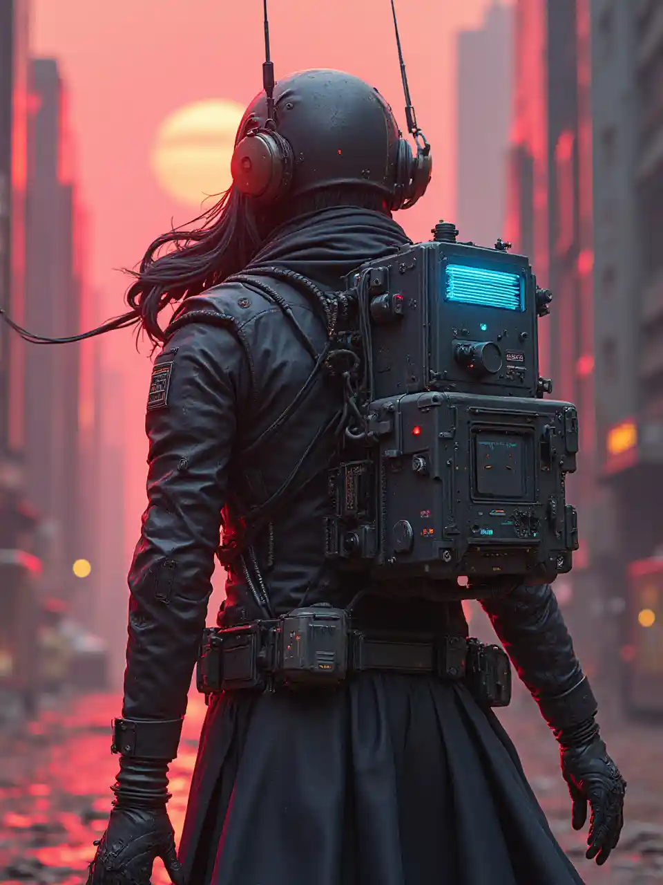 Cyberpunk Jetpack Design and Features