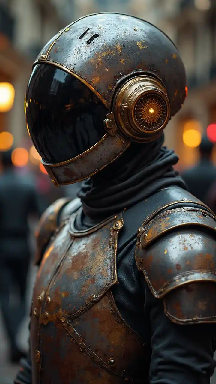 Daft Punk in Medieval Armor Hammet