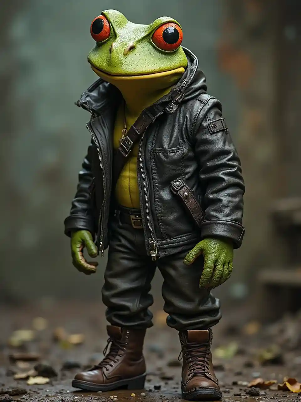 Pepe the Frog Metalhead Style