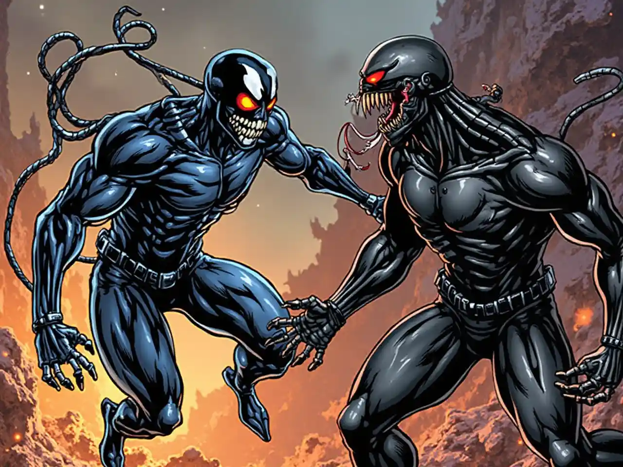 Rev- 9 Terminator vs Venom War