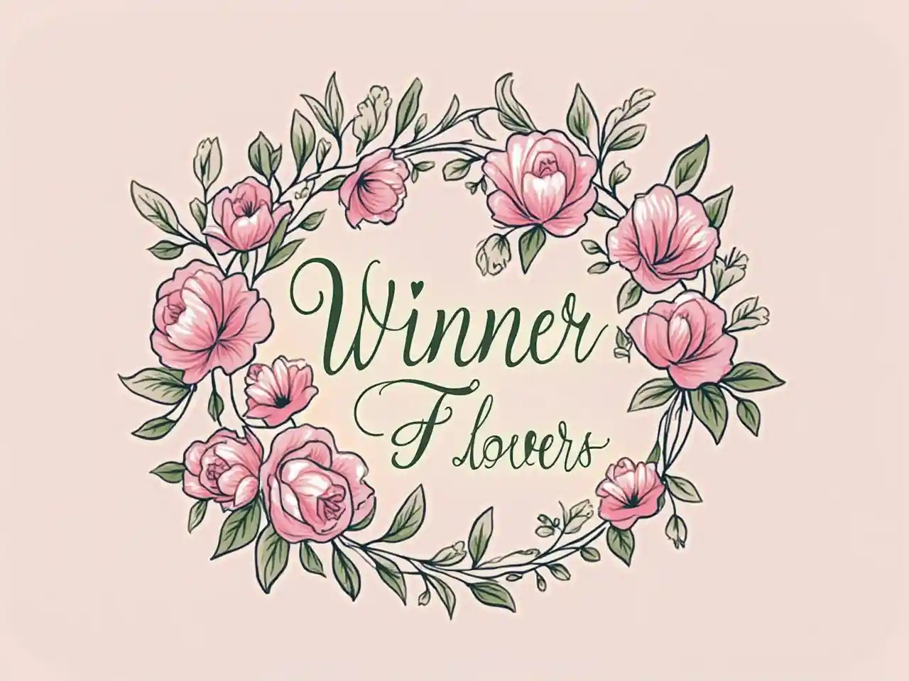 Creating a Corporate and Prestigious Logo for Winner Flowers