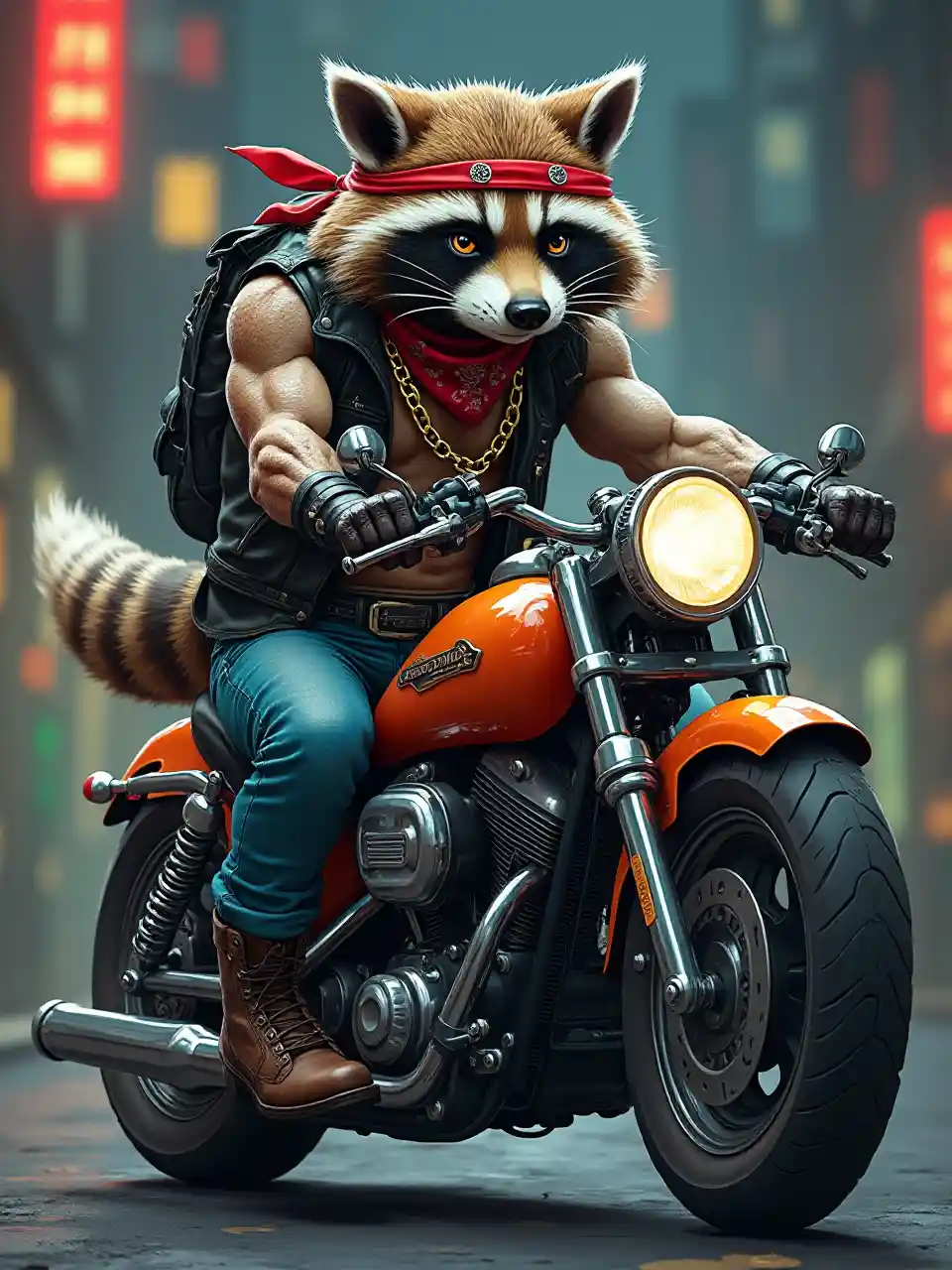 The Adventures of a Mutant Raccoon Biker with a Heart of Gold