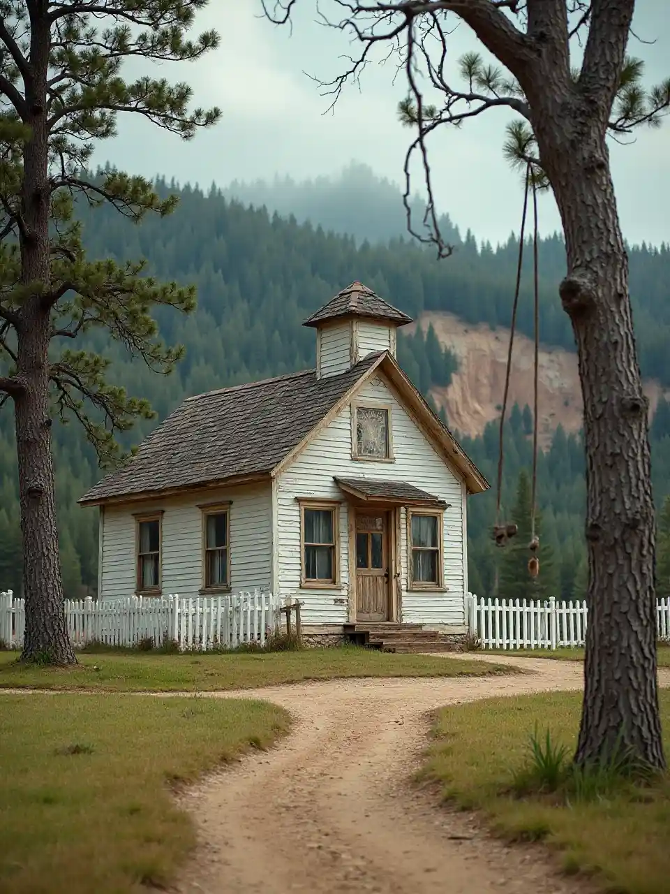 Exploring an Old West Schoolhouse Surrounded by Nature