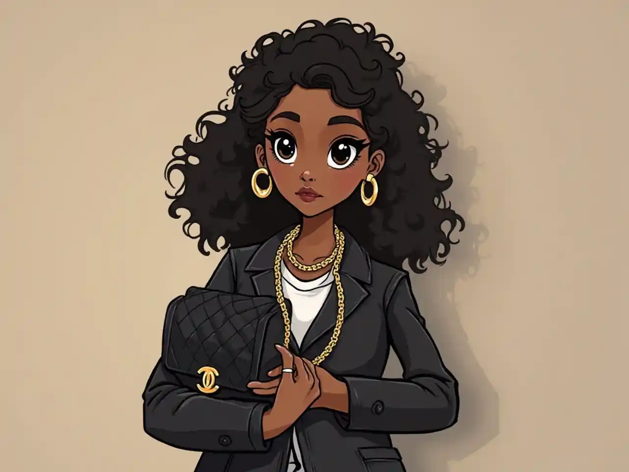 Celebrating the Style of Black Cartoon Women in Chanel