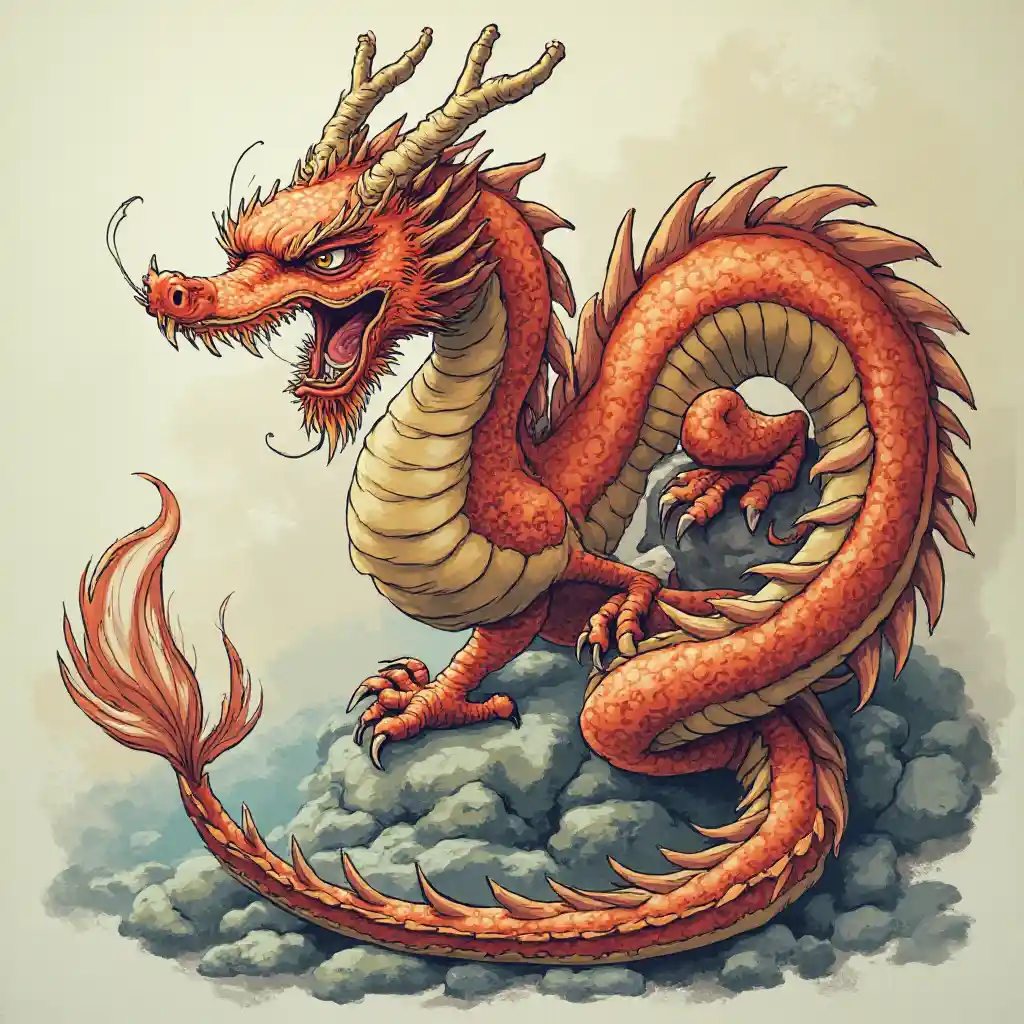 The Enigmatic Saga of the Fierce Dragon