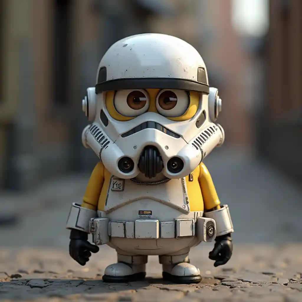 A Hyper Realistic Minion as a Storm Trooper in Unreal Engine 5