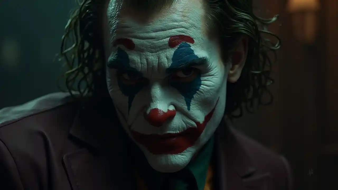 The Haunting Realism of a Joker in Dramatic Light