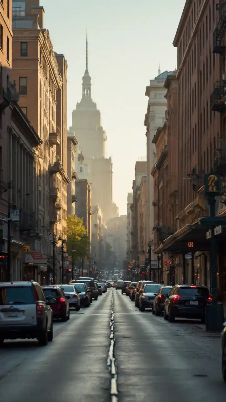 Exploring the Vibrant Morning Atmosphere in Downtown