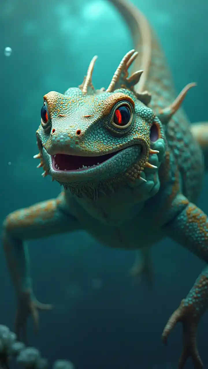 The Enigmatic Life of the Metallic Lizard with Red Eyes