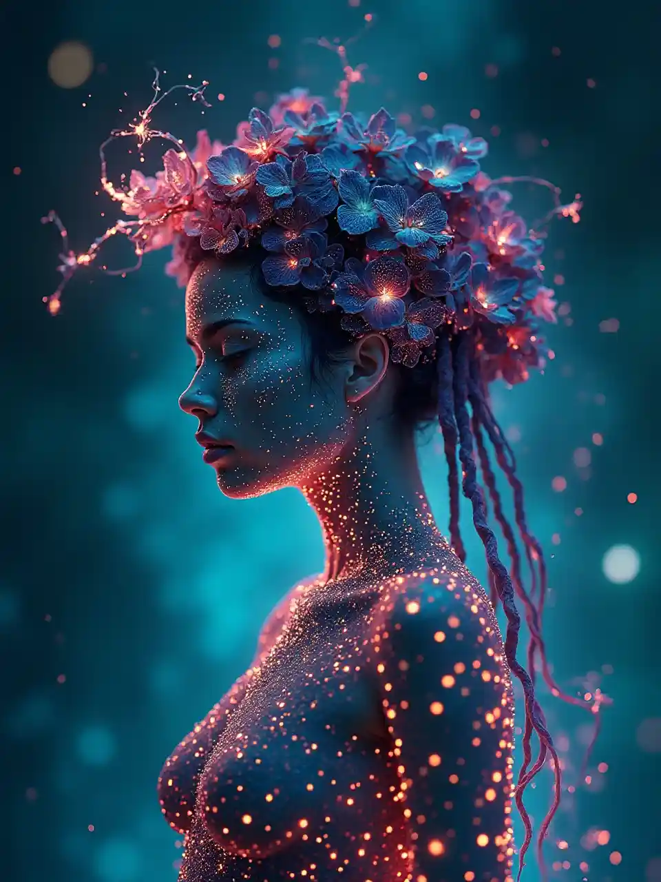 A Surreal Weaver of Dreams in Cosmic Constellations