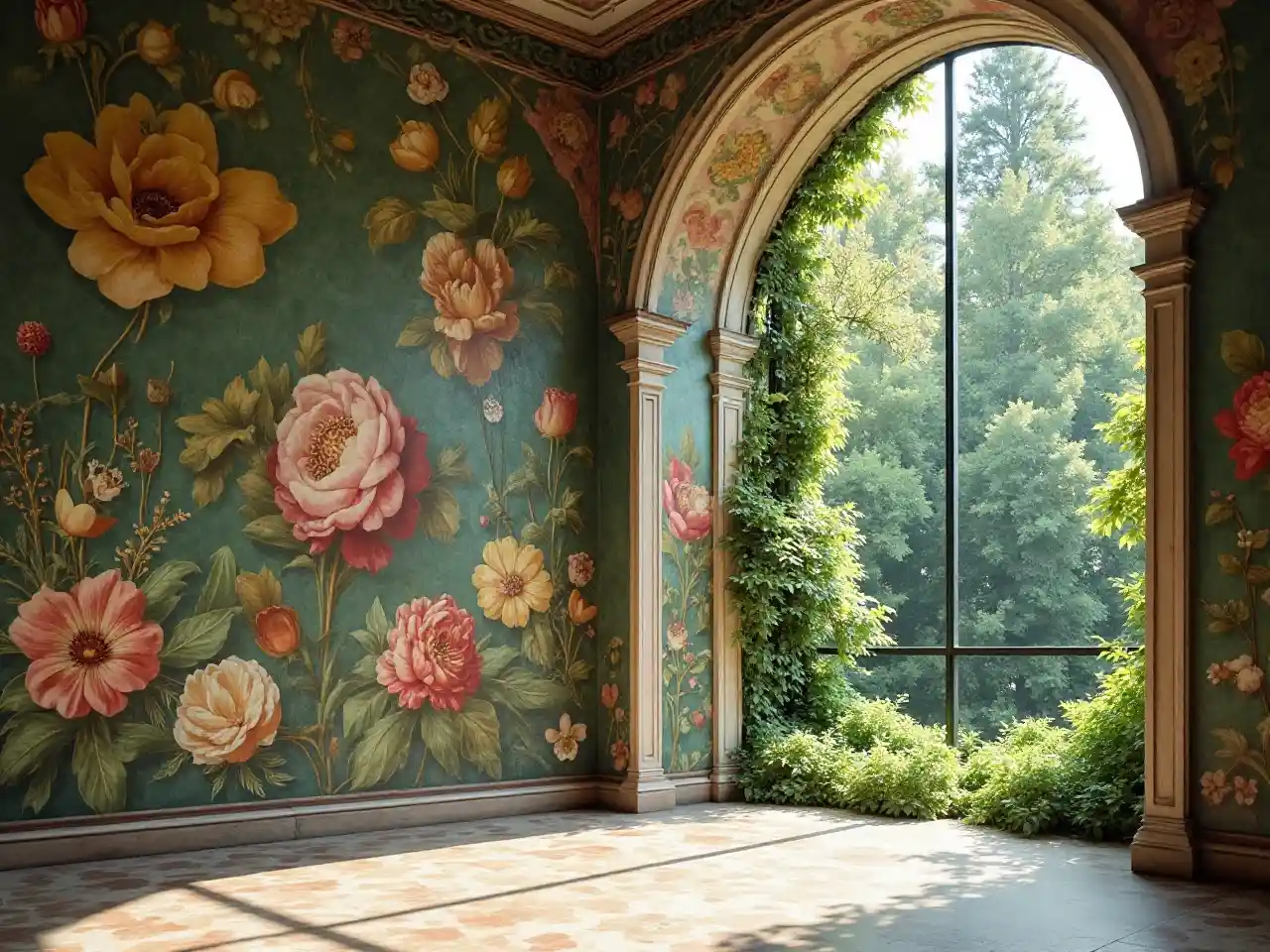 Exploring the Beauty of Botanical Garden Murals and Designs