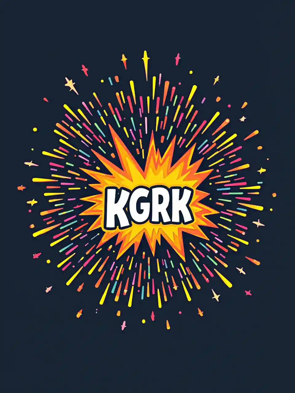 Vibrant Logo Design for KGRK Crackers Business