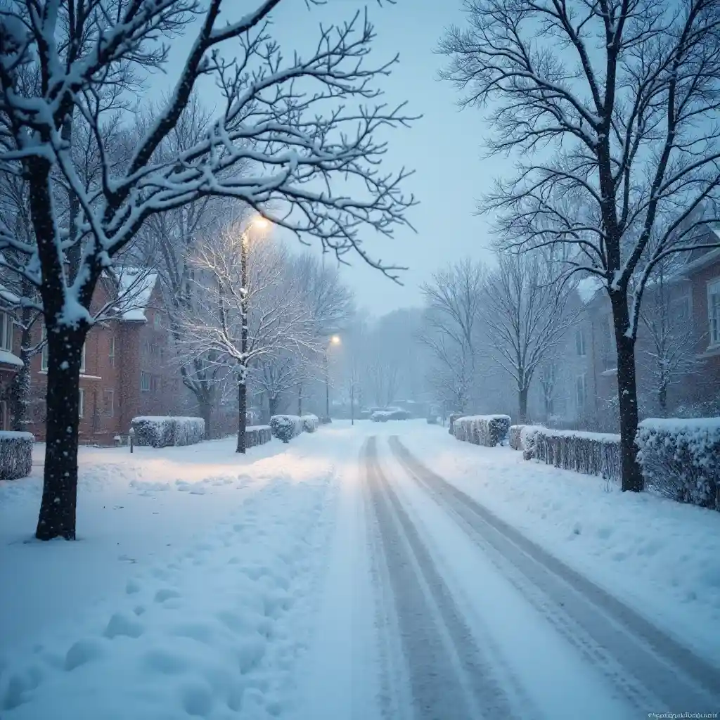 The Impact of Ice Shattering in Winter Storm Blasts