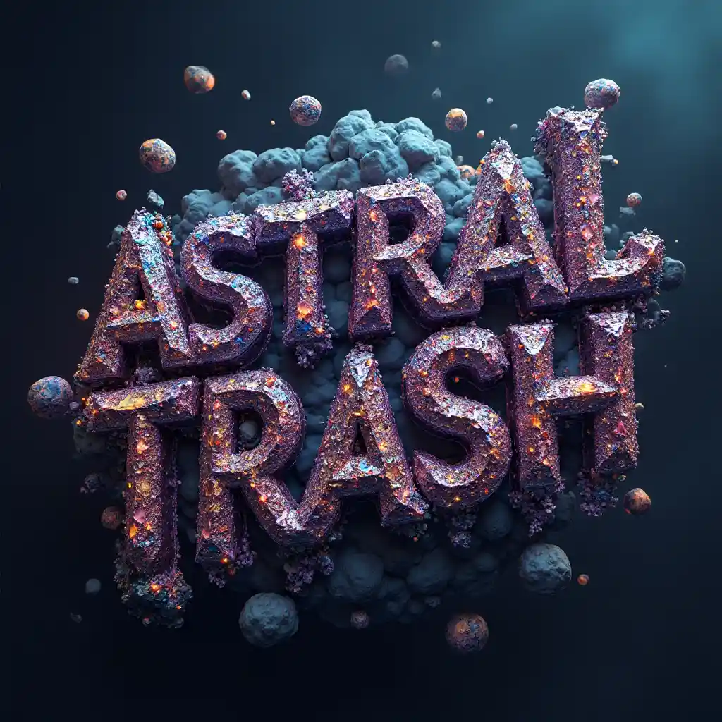 Exploring the Cosmic Beauty of Astral Trash in Surreal Realms