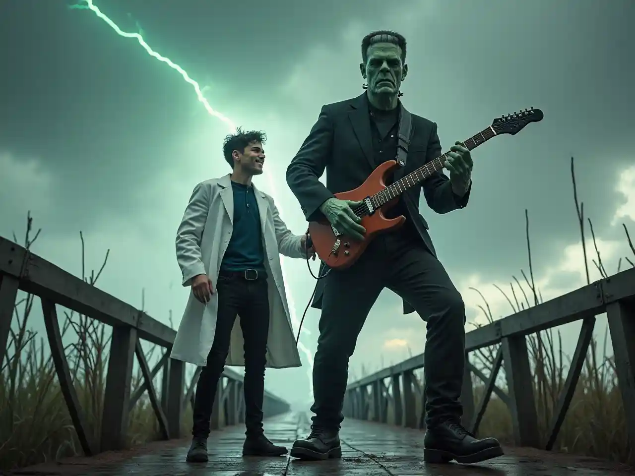 The Electrifying Performance of the Mad Scientist and His Radioactive ...