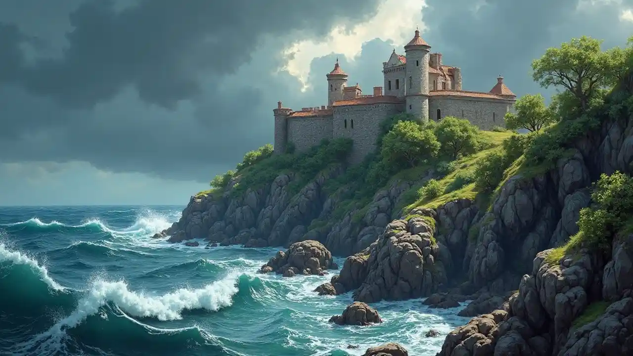 A Stunning Blend of Colonial Fort and Medieval Castle