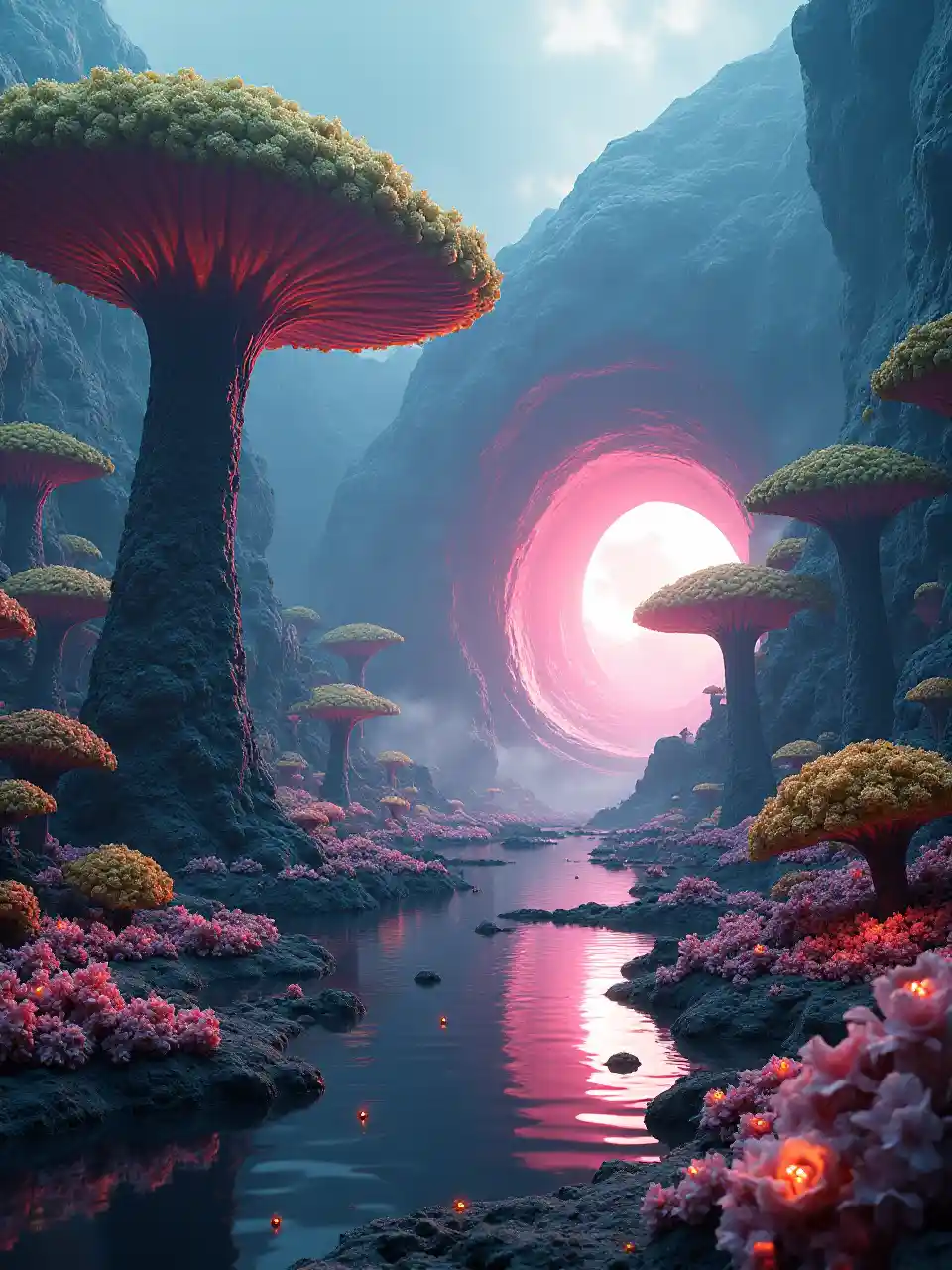 A Journey Through a Surreal Alien Biosphere in Stunning Detail