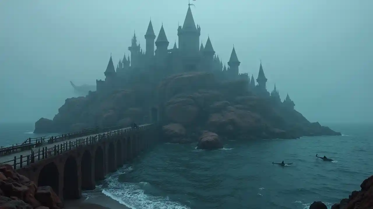 Exploring the Enigmatic Gothic Theme Park on a Desert Island