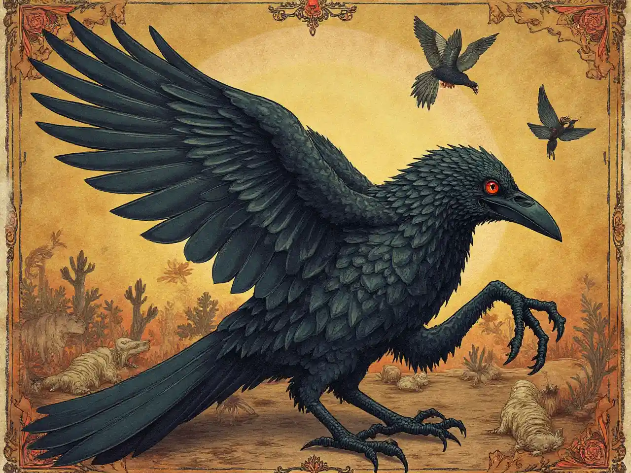 Scorpio Symbolism with Crow and Slavic Runes Insights