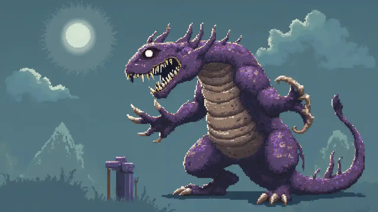 Creating a 64x64 Pixel Art Monster Sprite for JRPGs