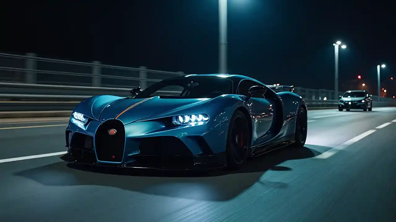 The Night Racing Experience with Bugatti Chiron