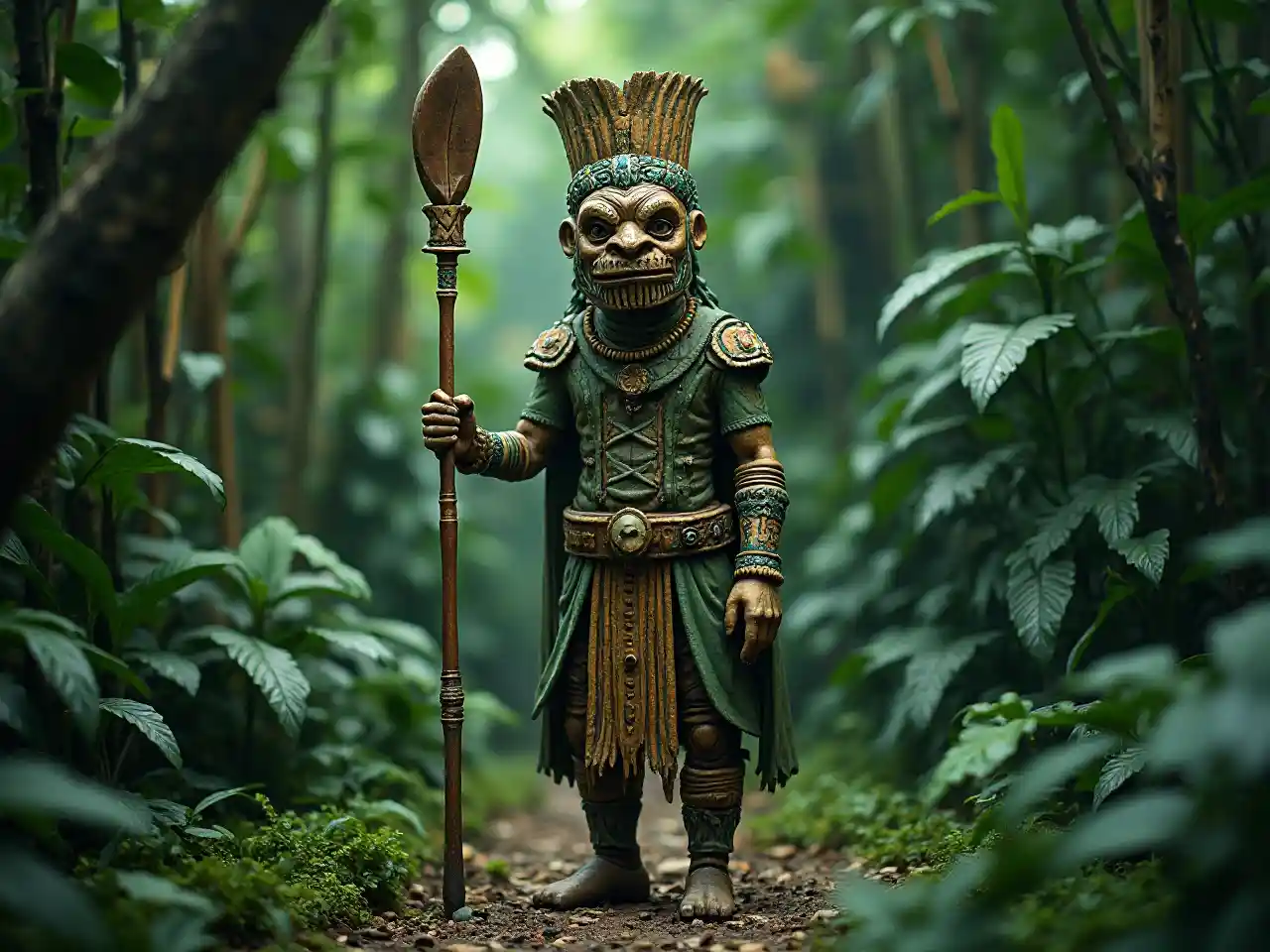 Exploring the Mystical World of Green Jungle Tiki Magic