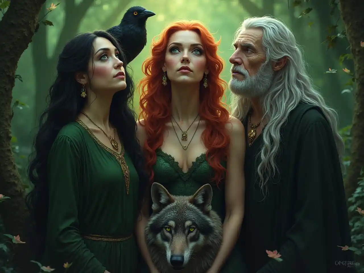 Enigmatic Depiction of the Morrígan: Goddess in Three Forms