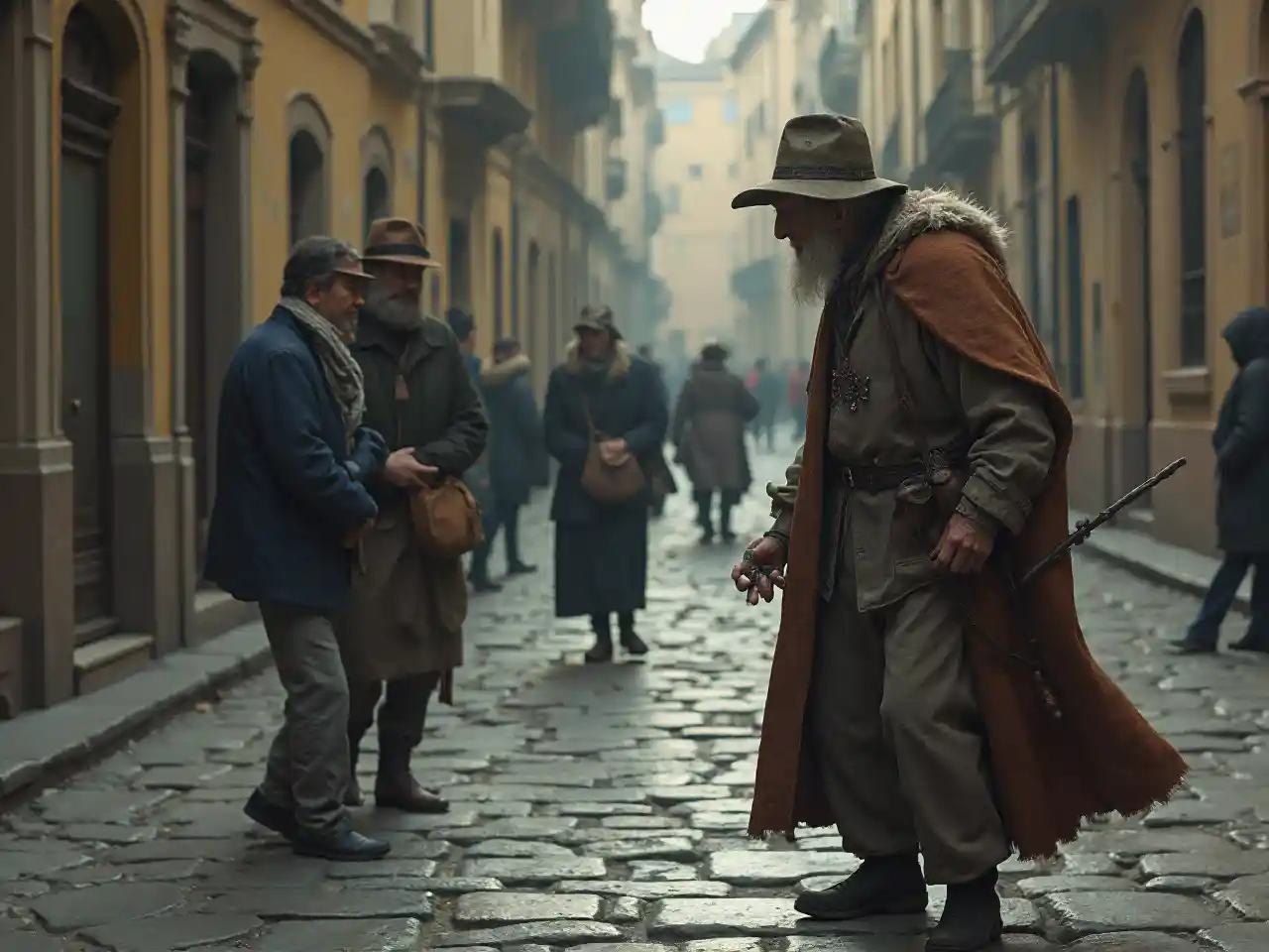 The Enigmatic Art of a Street Beggar in Magic The Gathering