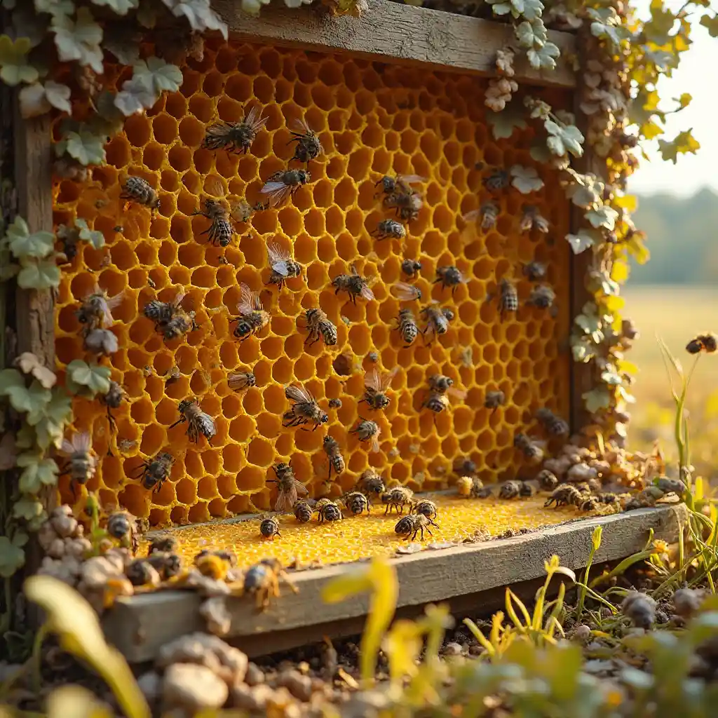 Exploring the Unique Structure of Beehive Walls