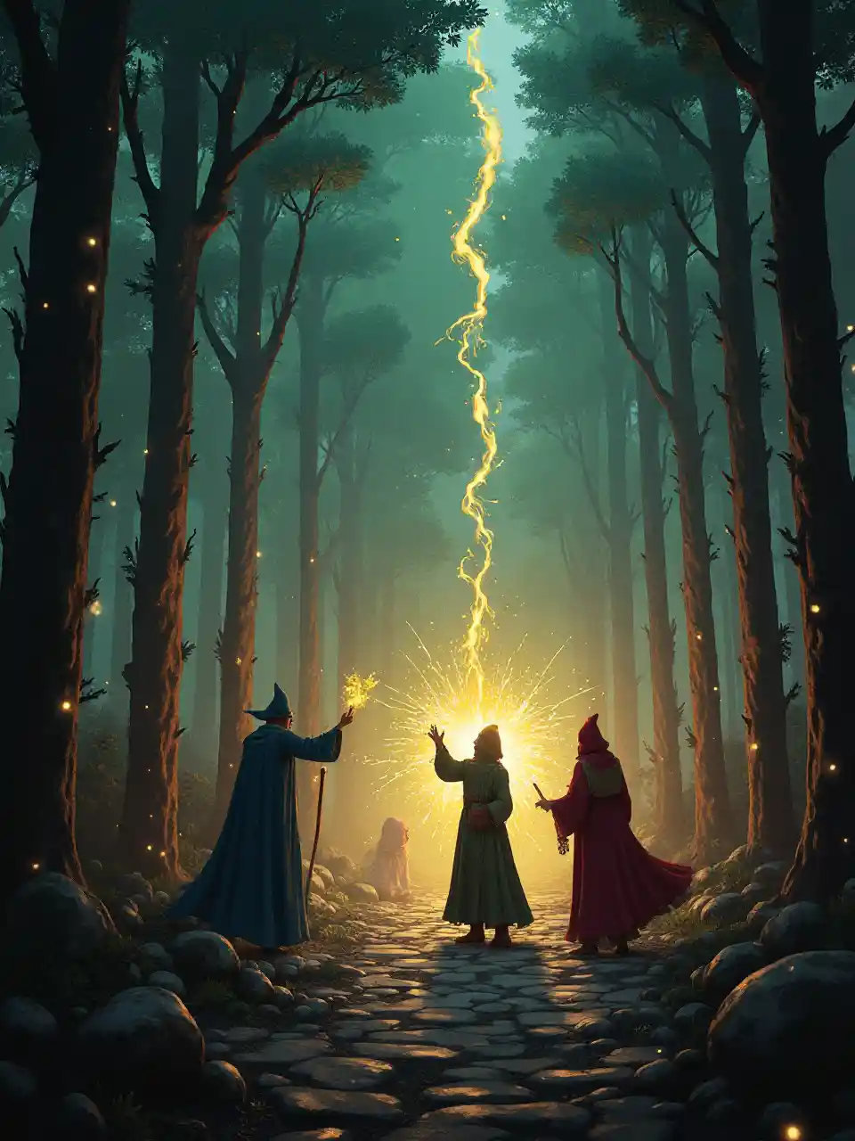 The Spectacle of Wizards and Magic in Enchanted Duels