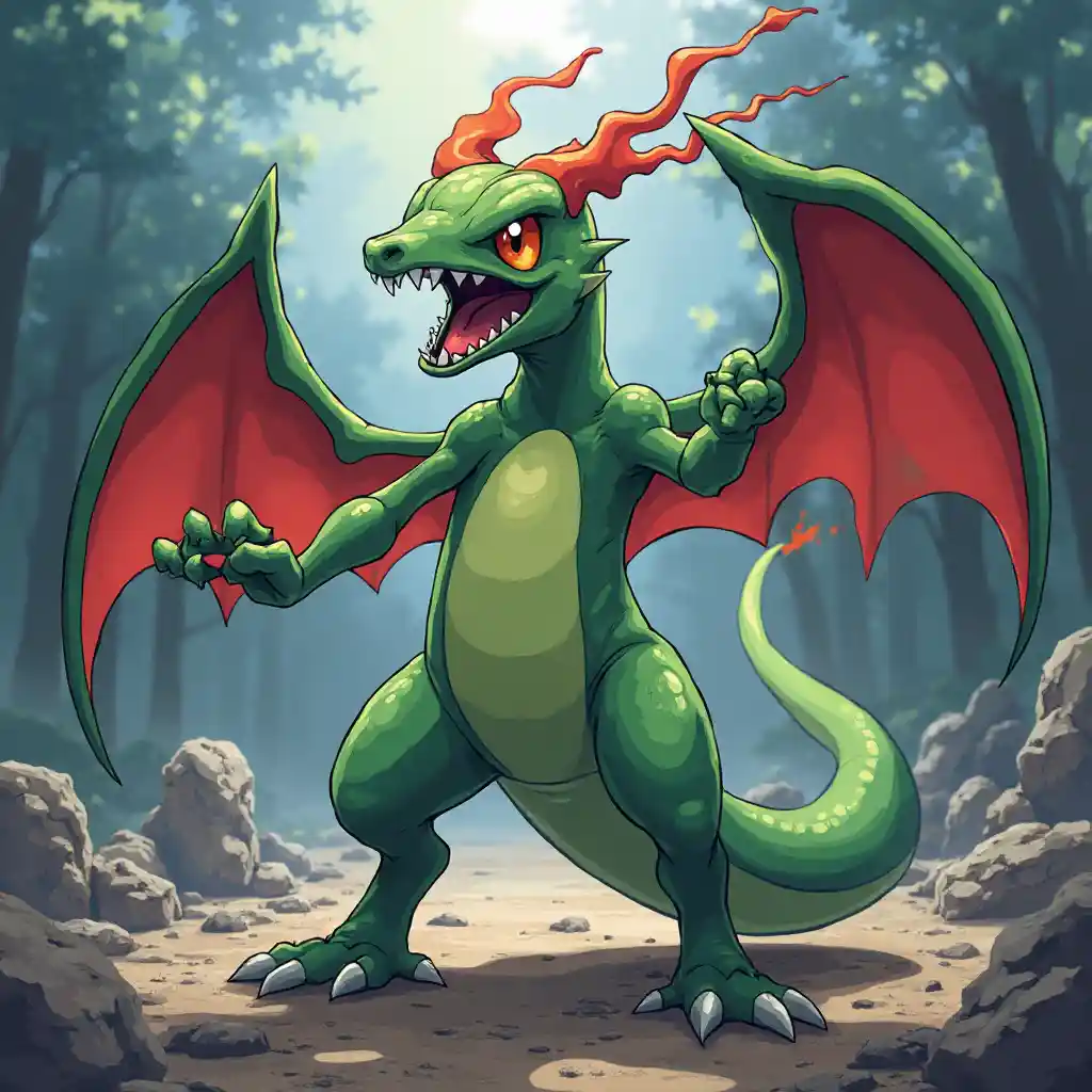 Epic Battles of Pokemon Sceptile Unleashed in Combat