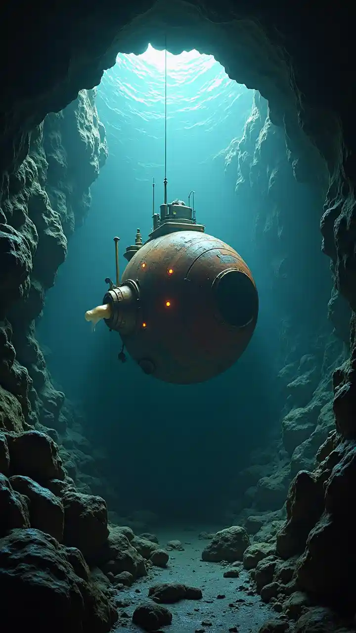 Exploring Captain Nemo's Mysterious Submarine Cave