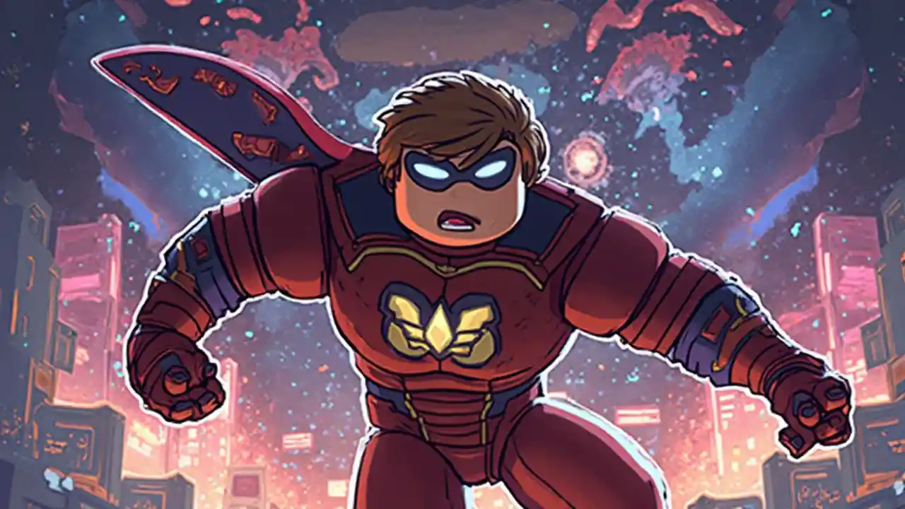 การสร้างแบนเนอร์ของ Marvel Roblox ใน 1920x1080