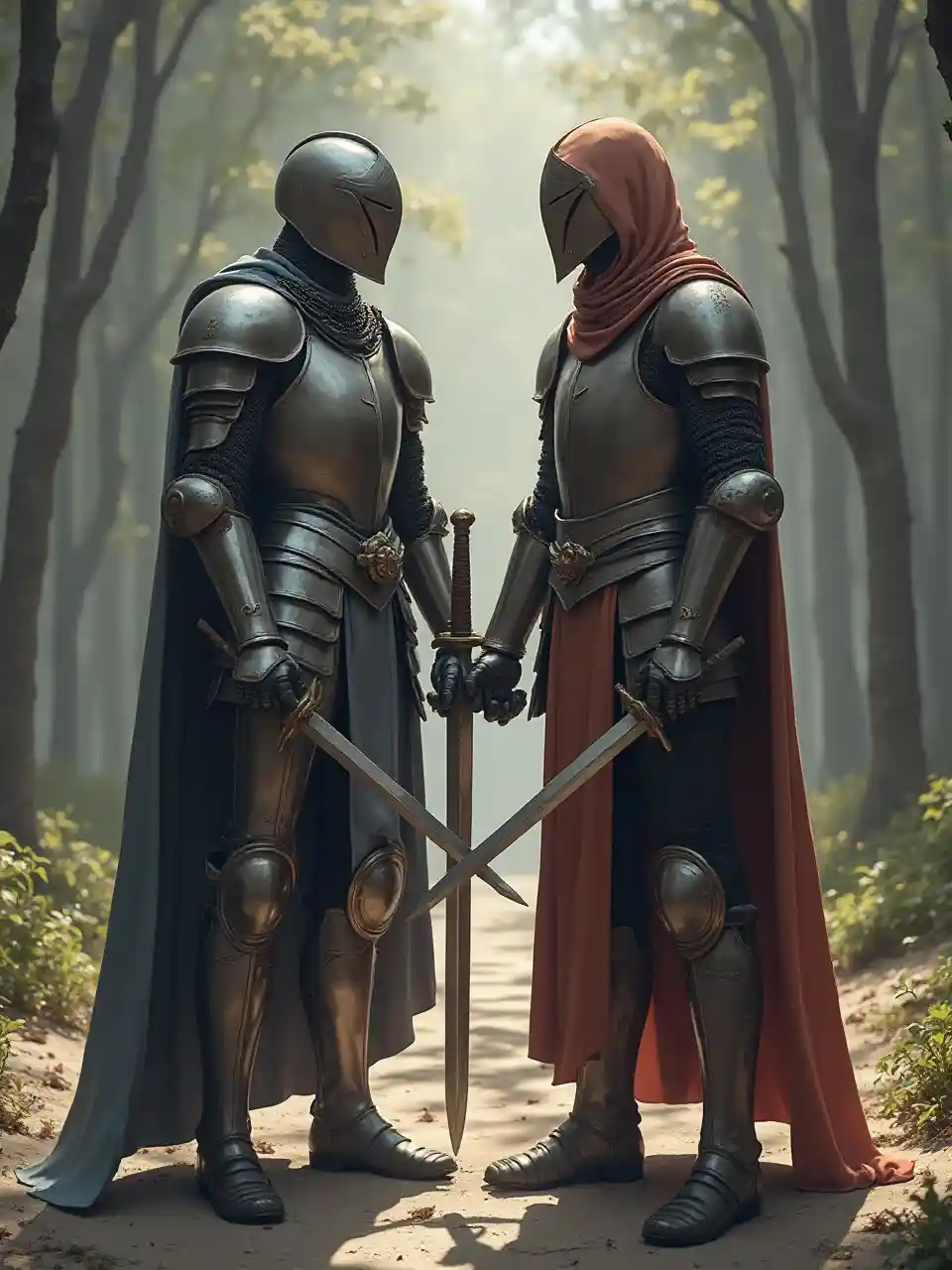 Echo Knight and Echo Engage in Sword Duel