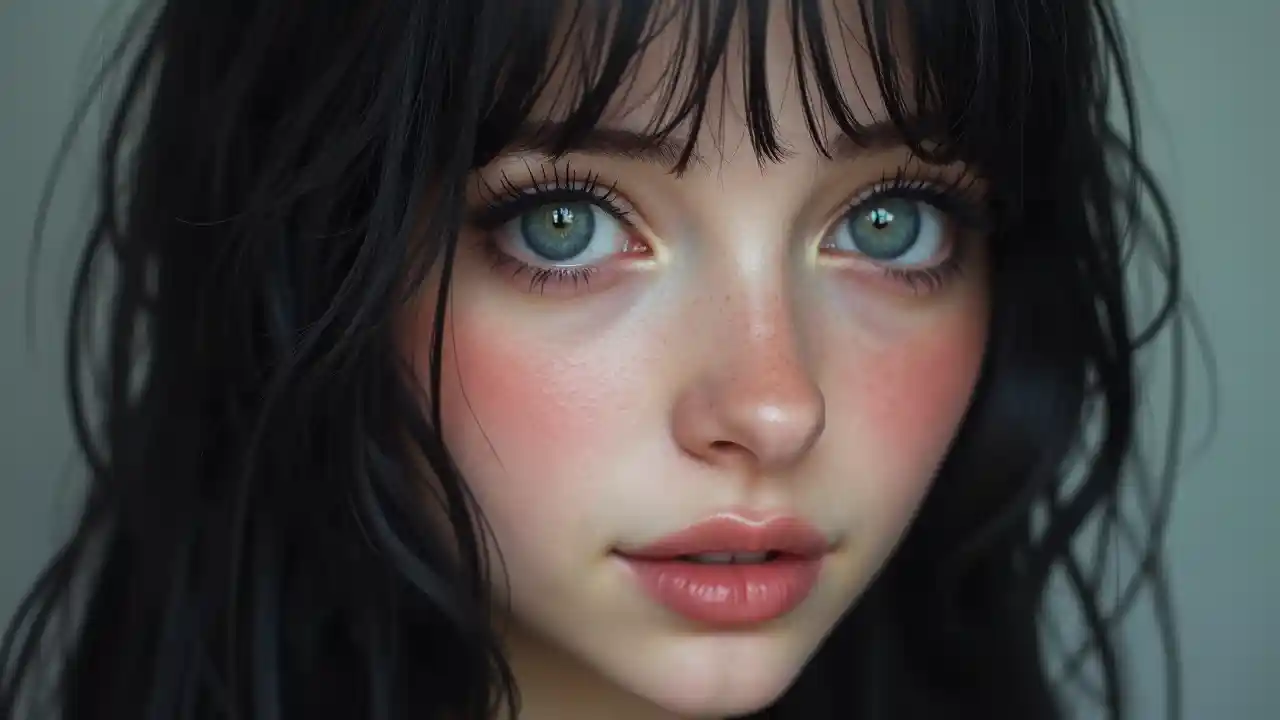 Describing a Stunning Girl with Unique Features