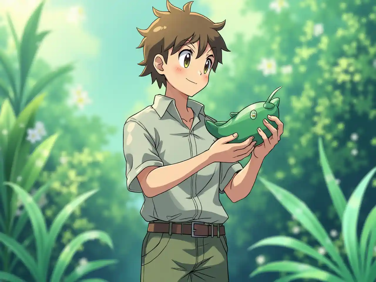 A Skilled Pokémon Caretaker with a Kind and Patient Presence