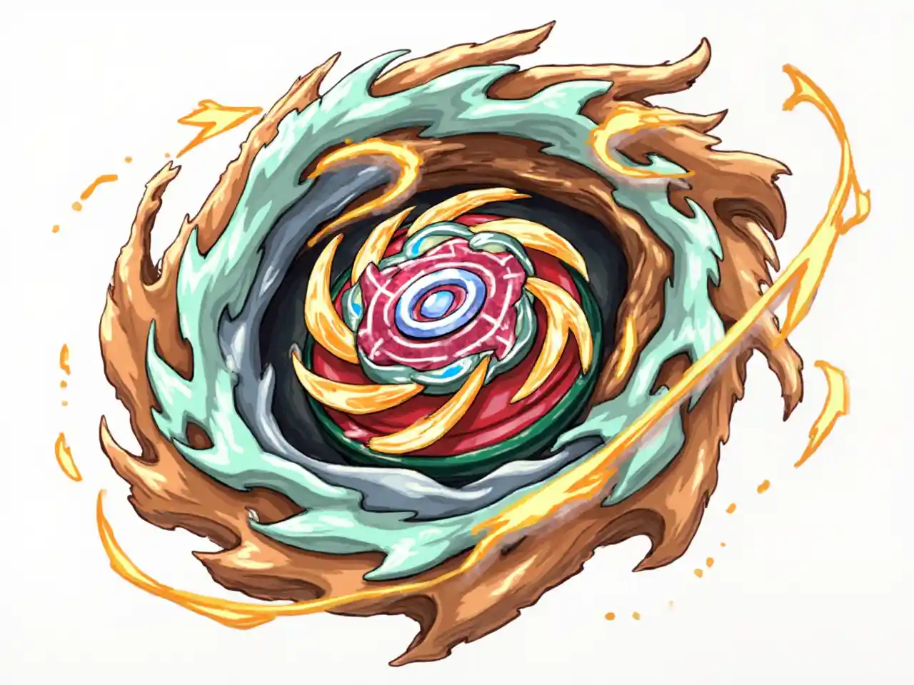 Transforming the Drakorynx Vortex Blaze Beyblade Design