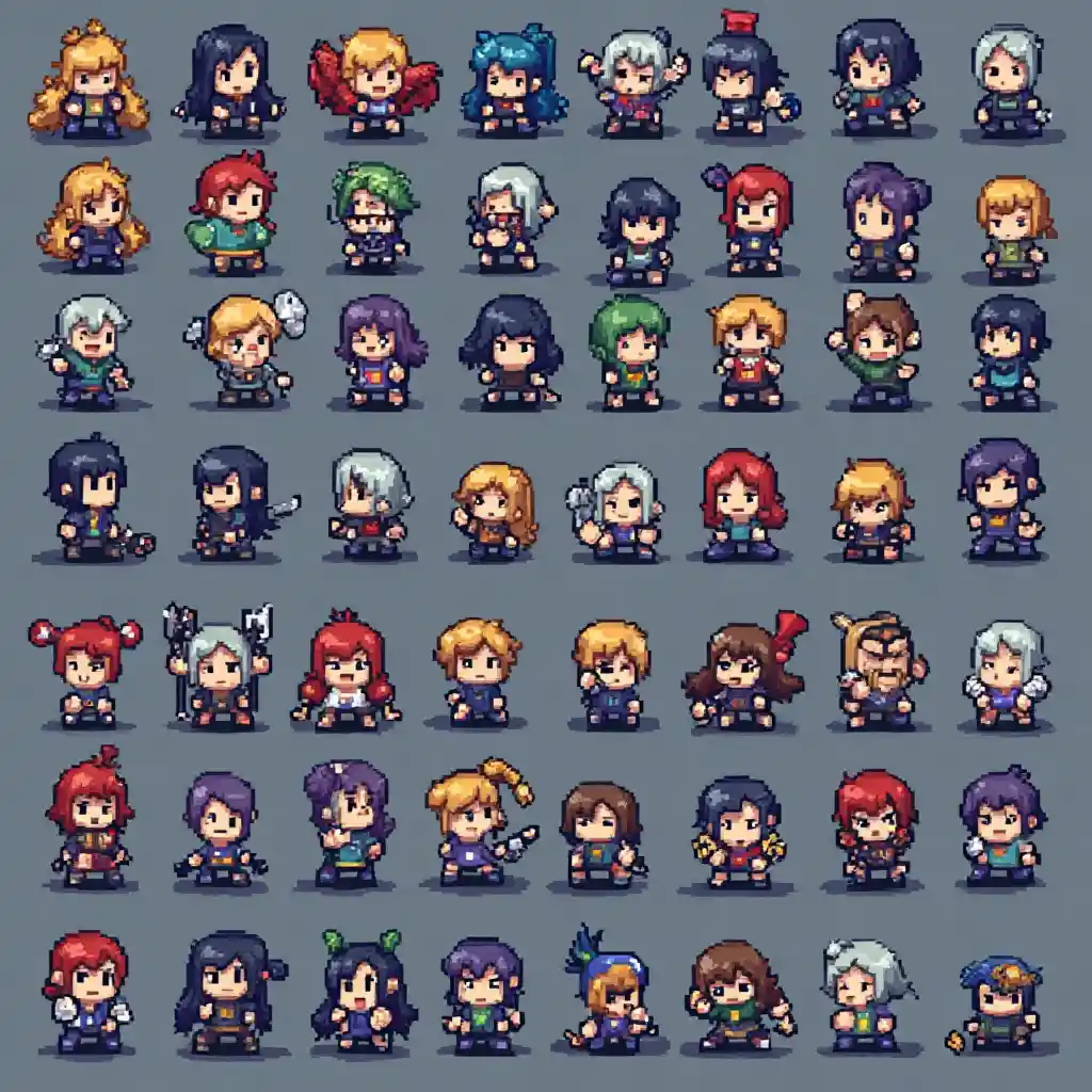 Xây dựng nhân vật trong game với RPG Maker MV Sprite Sheets
