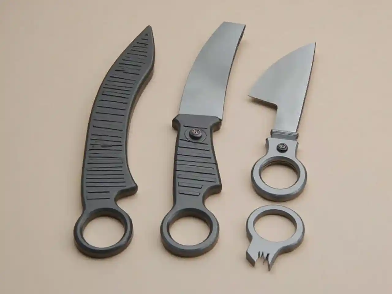 Innovative Design of a 3D Printable Karambit Knife Parts
