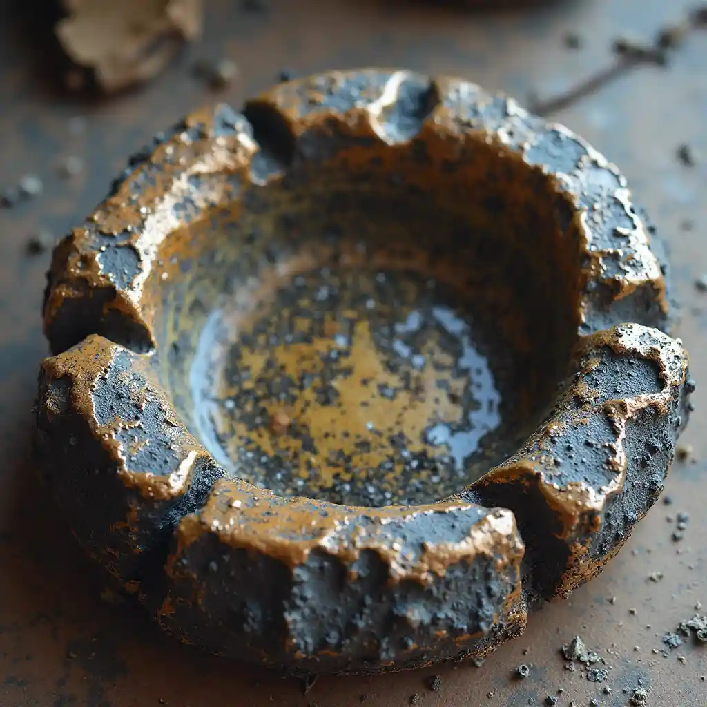 Creating a Unique Trippy Ashtray from Shiny Clay