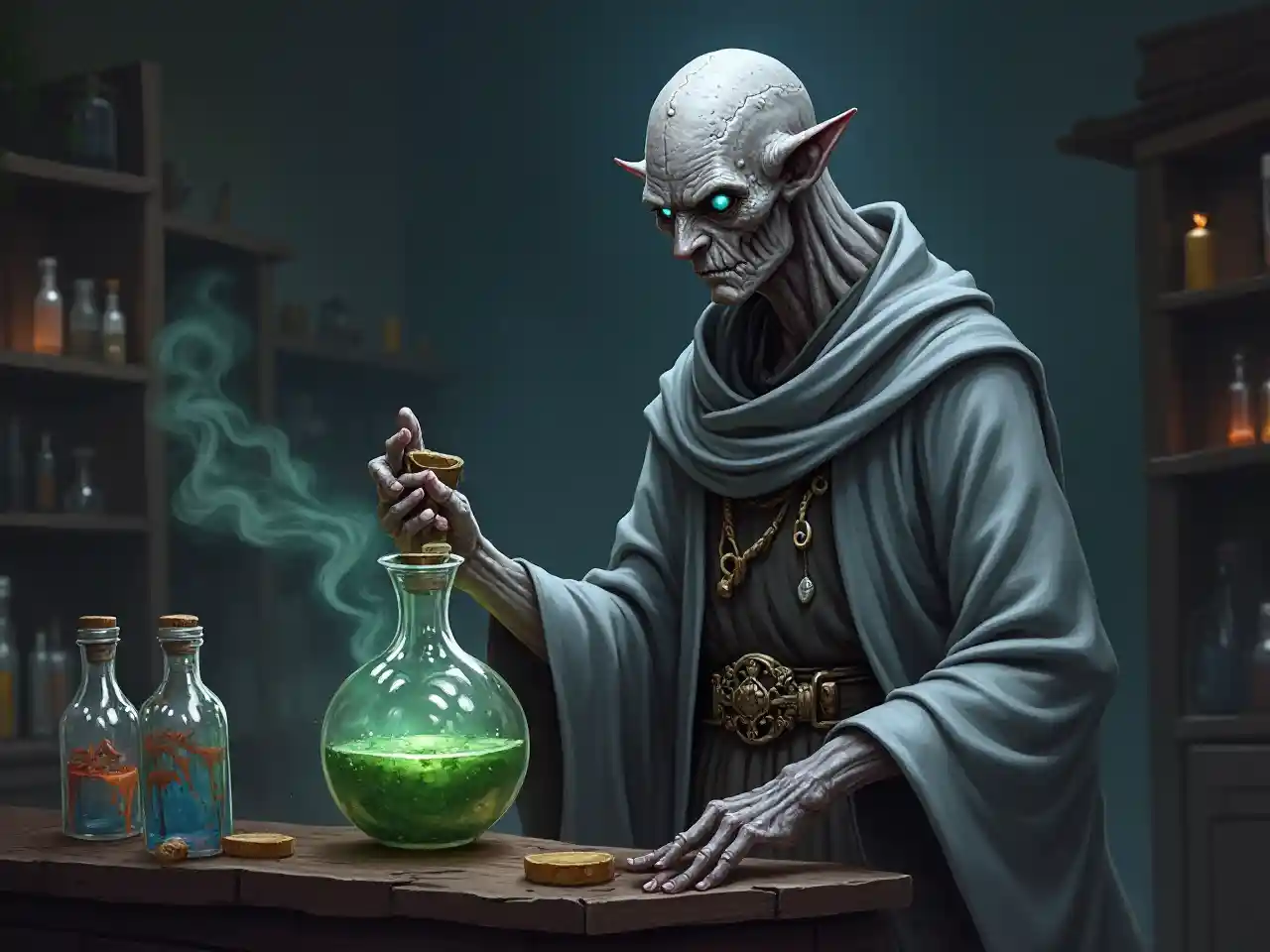 The Unusual Potion Brewing of a Decaying Wizard